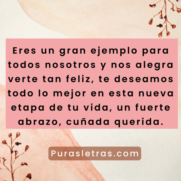 Felicitaciones para una cuñada querida. - Puras Letras Felicitaciones para una cuñada querida. - Puras Letras